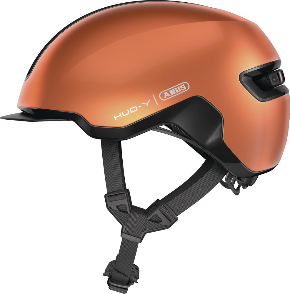 Abus HUD-Y Goldfish Orange - 809,10 : Cykelgear.dk - Cykelgear.dk