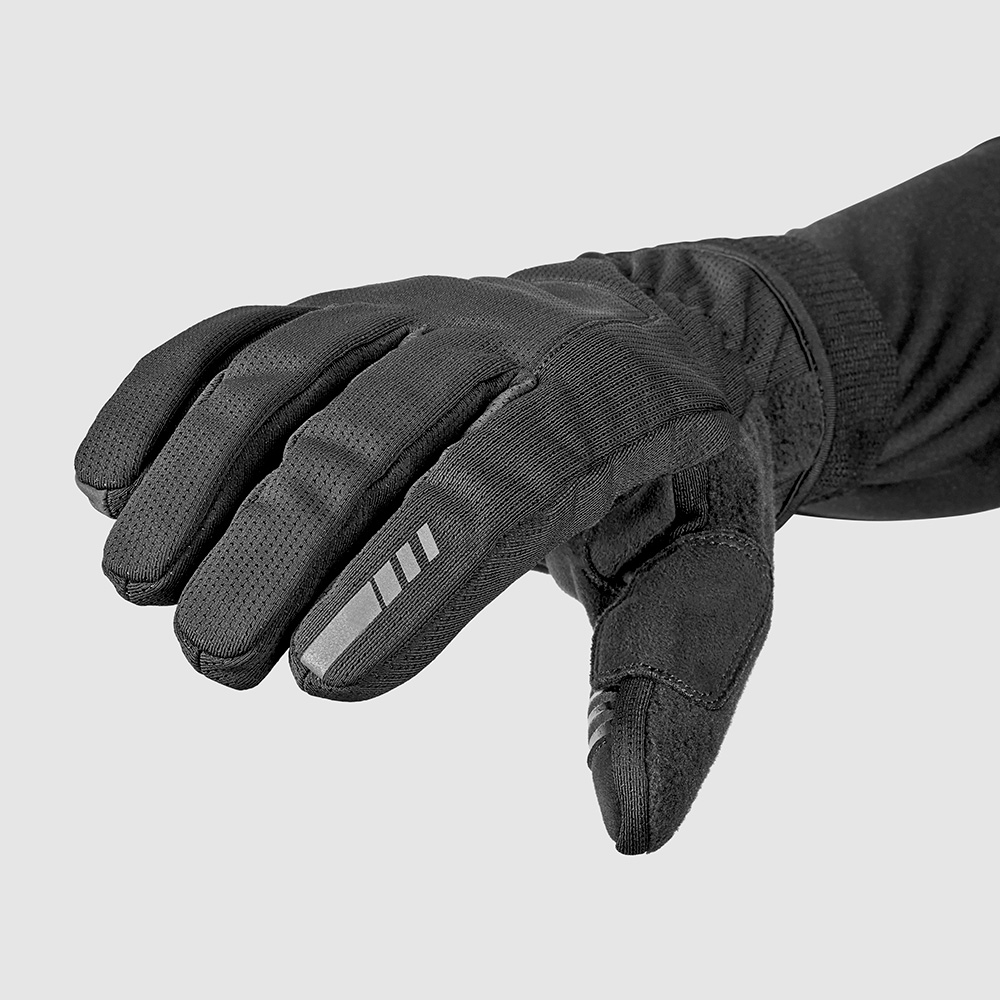 GripGrab Windster 2 Vindtætte Vinter Handsker Sort - 549,00 : Cykelgear.dk - Cykelgear.dk