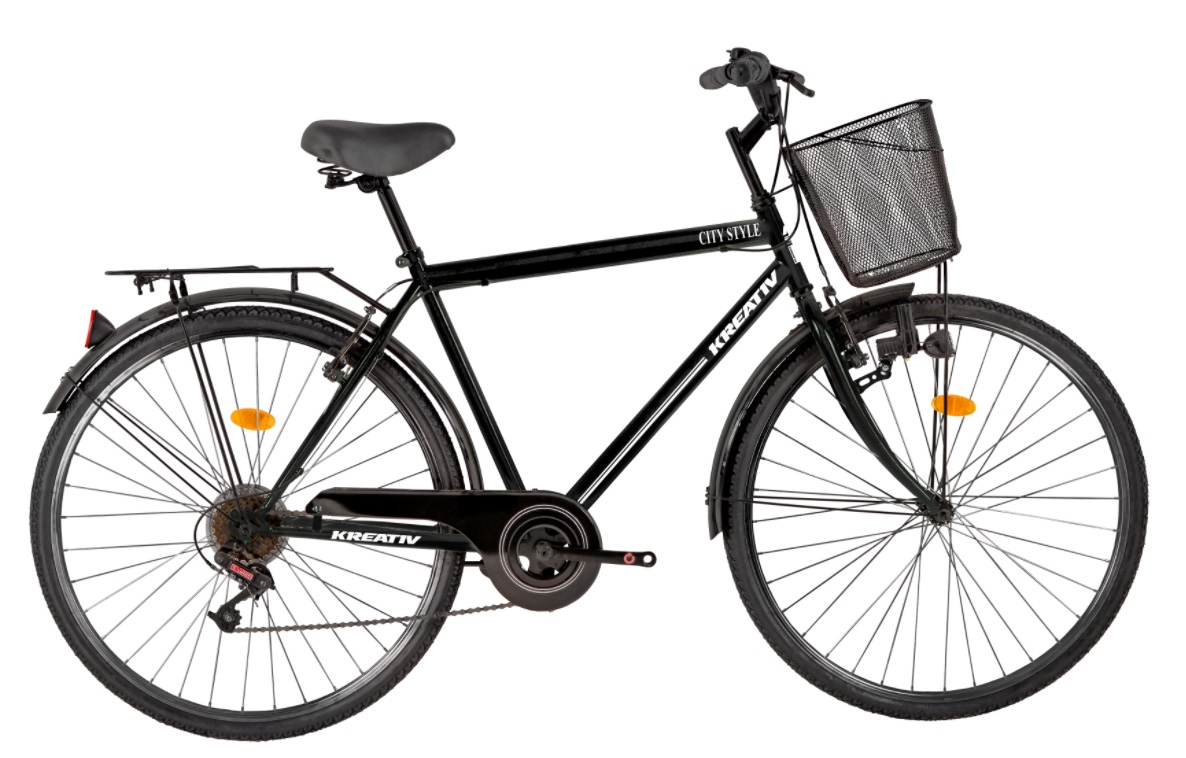 Kreativ Men City 28 cykel 6 speed, Sort - 1.999,00 : Cykelgear.dk ...