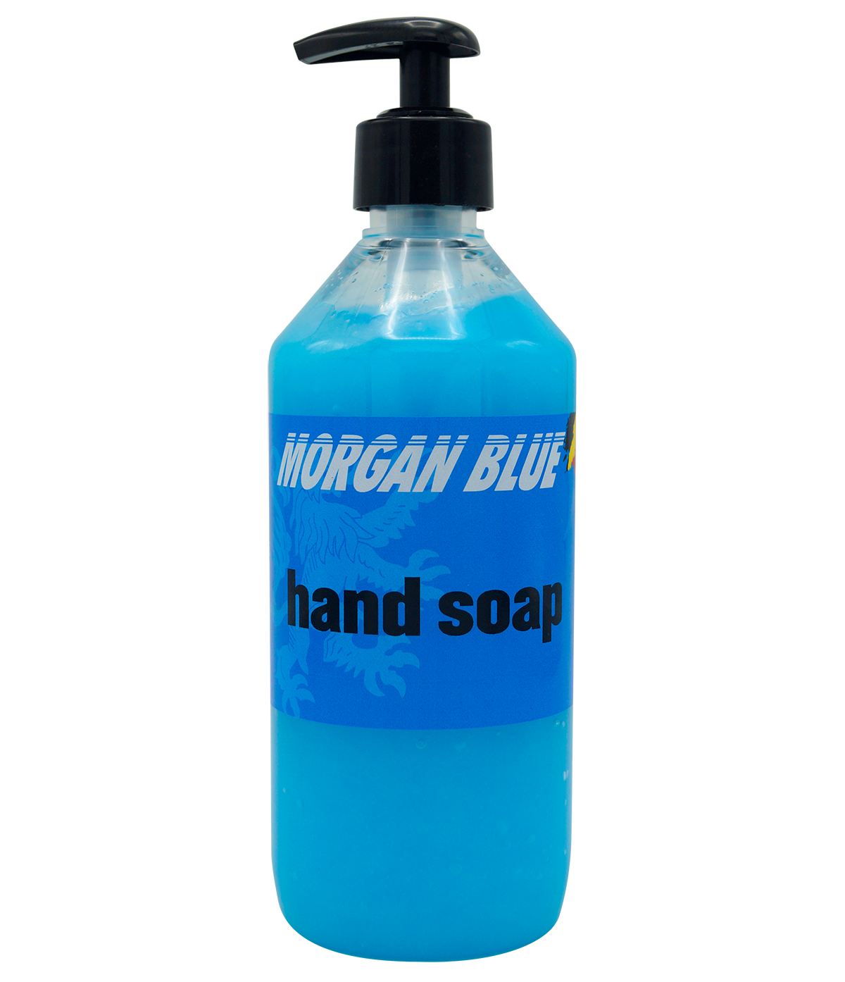 Morgan Blue Håndrens 500 ml med Pumpe - 69,00 : Cykelgear.dk - Cykelgear.dk