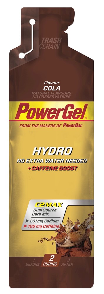 Powerbar Powergel HydroMax - Cola - 16,00 : Cykelgear.dk - Cykelgear.dk