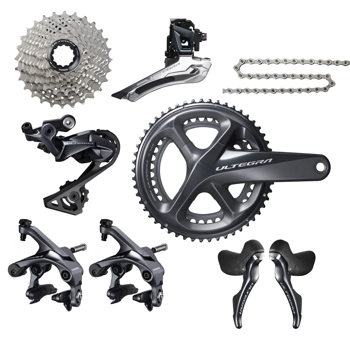 Shimano Ultegra R8000 Gruppe Sort 11-32 175 mm 50/34 - 6.699,00 ...