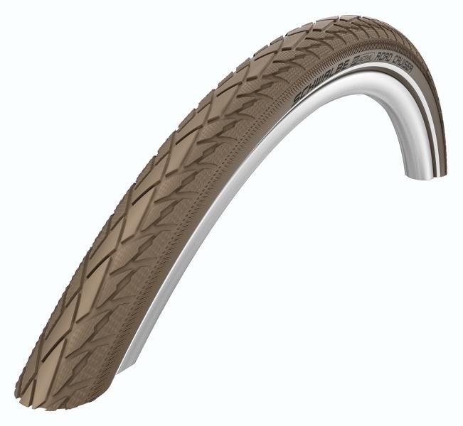 Schwalbe Road Cruiser 700x40c Kaffe - 129,00 : Cykelgear.dk - Cykelgear.dk